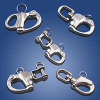 Stainless Steel Snap Shackles On Suncor Stainless, Inc.